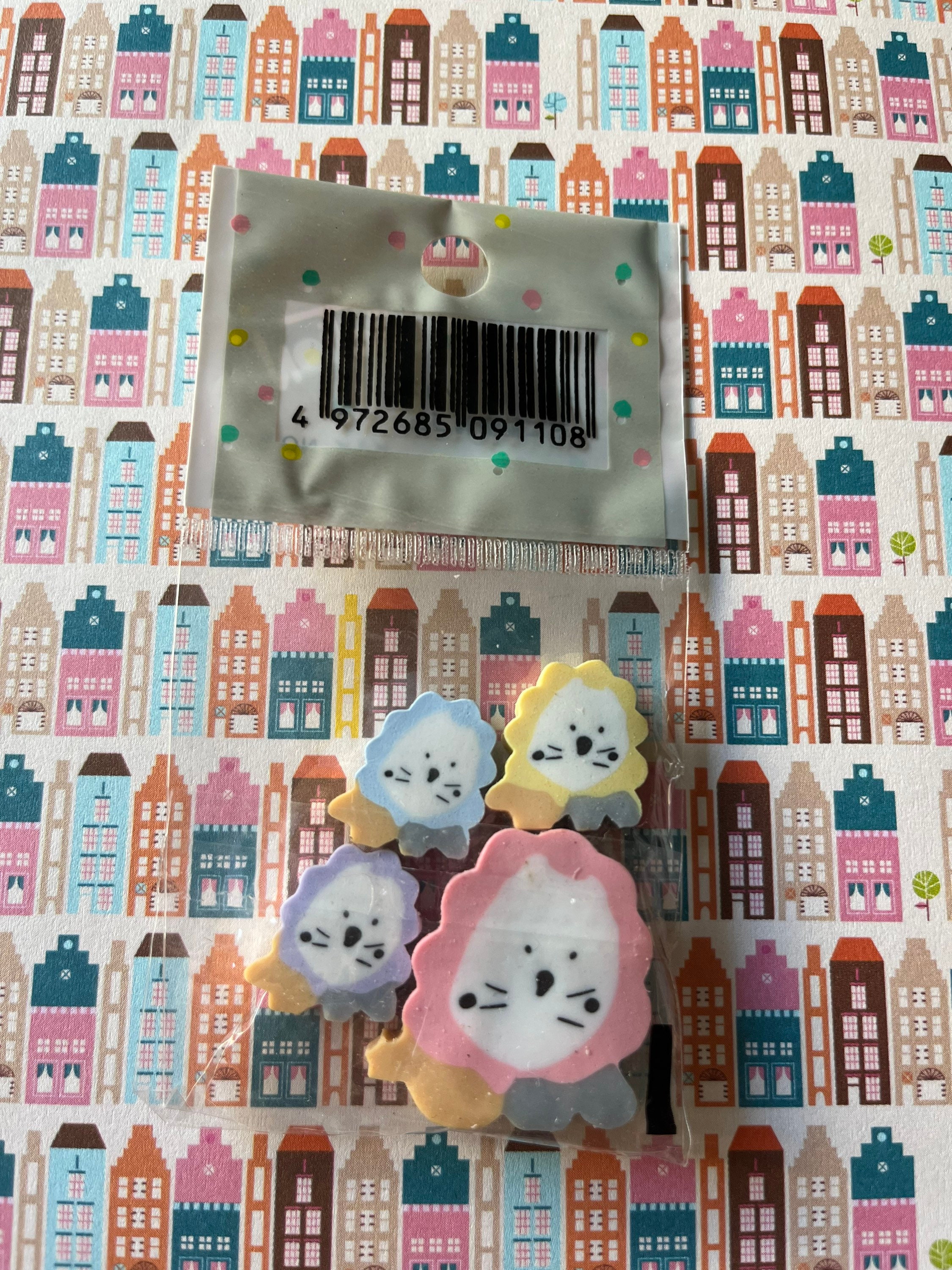 Vintage Eraser Set/ Animal Eraser/ 90s 80s Retro - Etsy