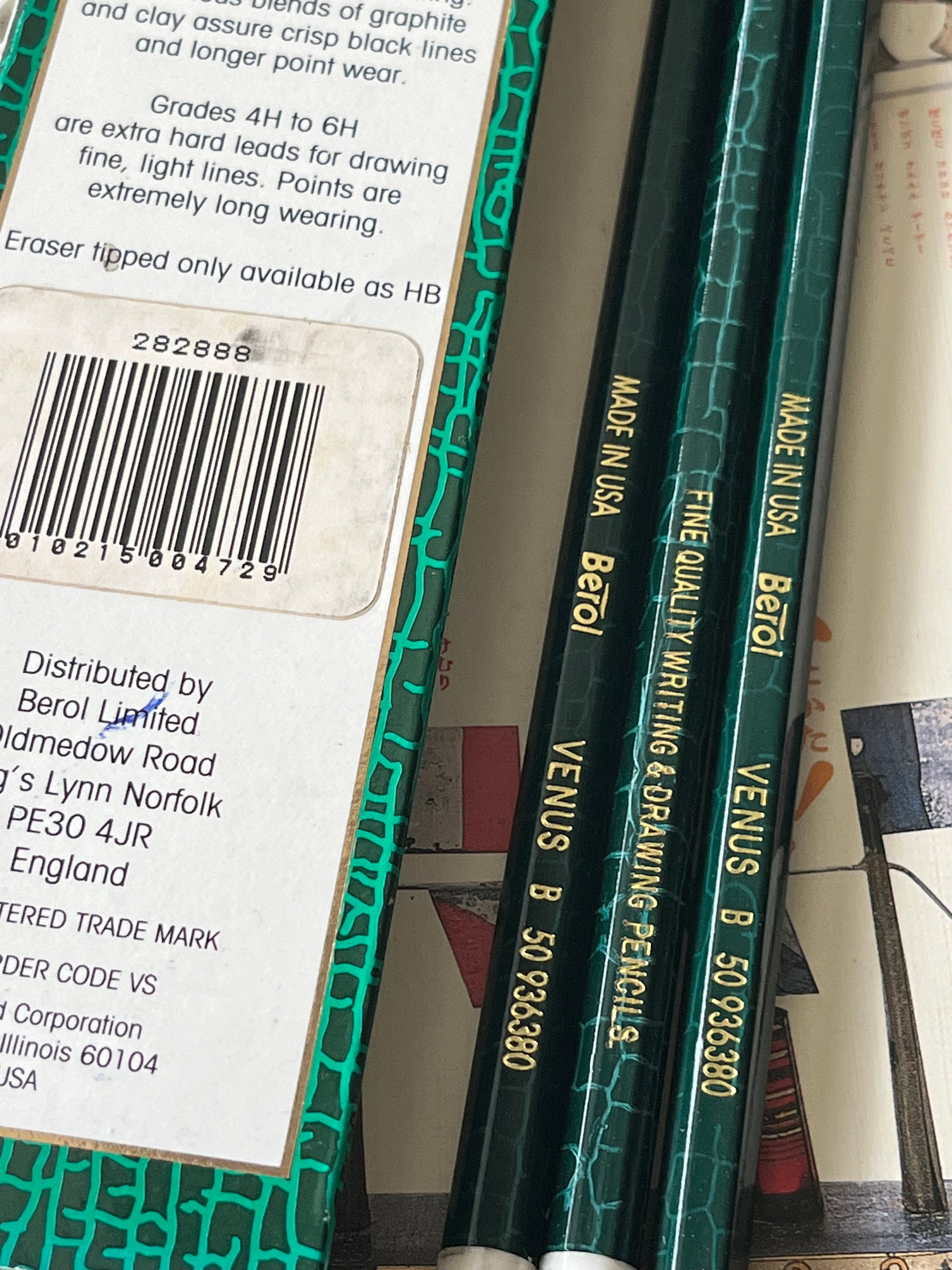 Vintage Pencils, Berol Venus - Etsy