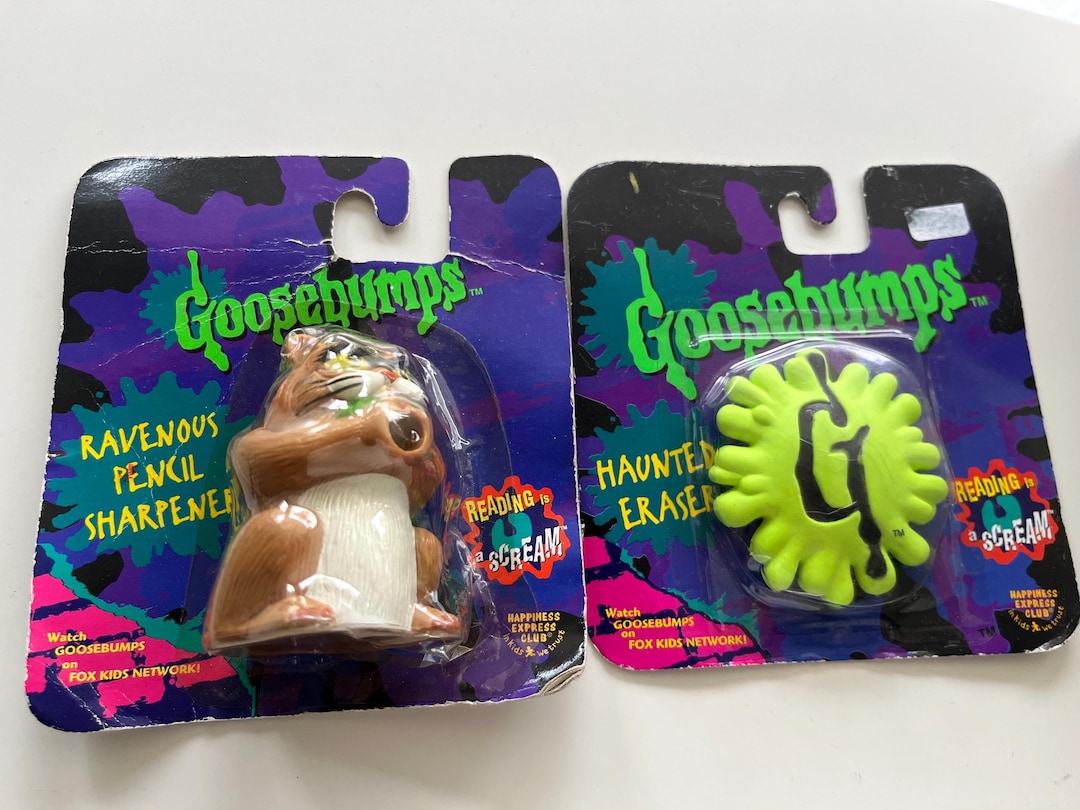 Rare Vintage Eraser, Vintage Pencil Sharpener, Goosebumps, 90s ...