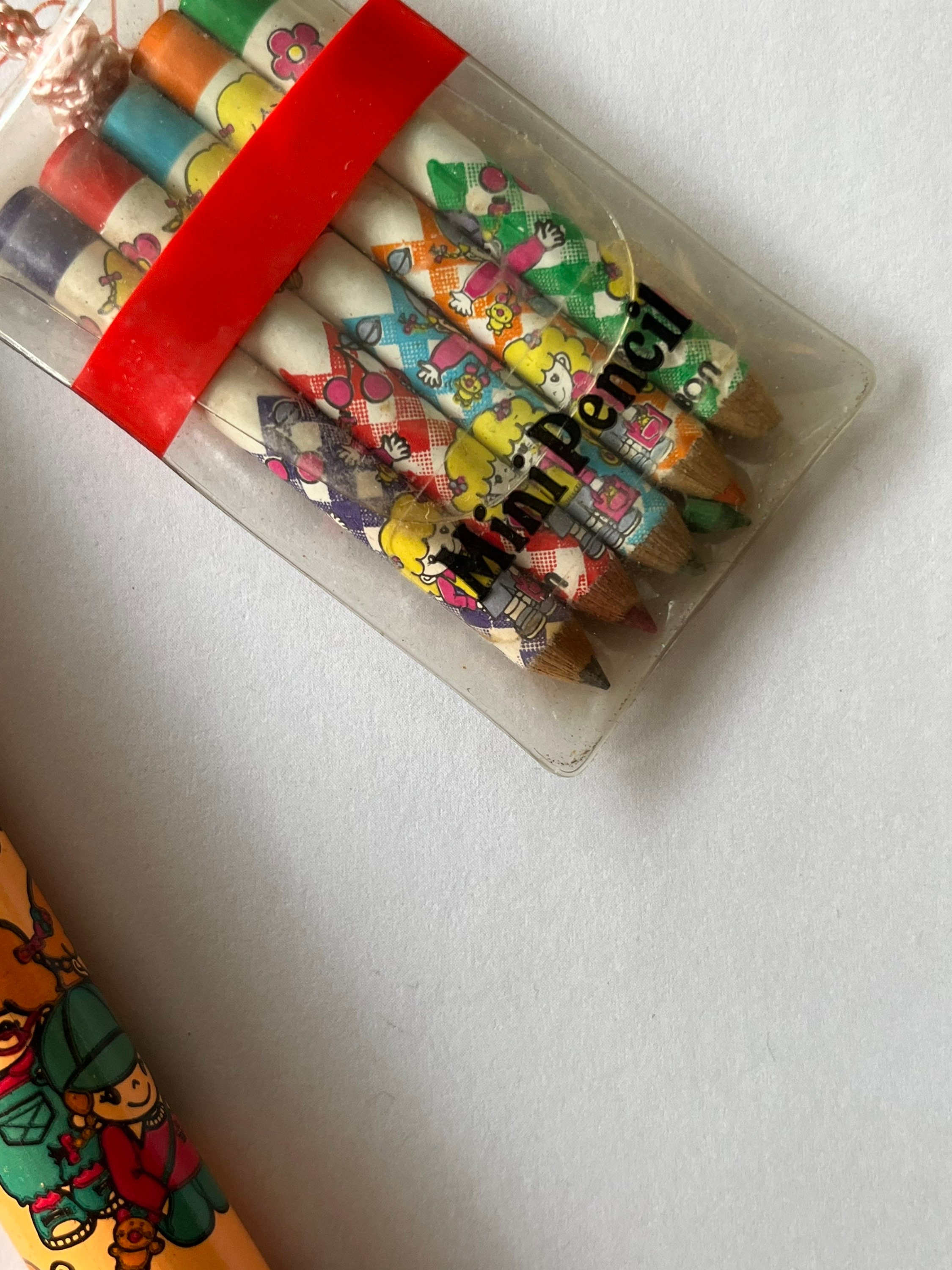 Triple Yan Yan Jumbo Pencil With Mini Colored Pencils Ribbon - Etsy
