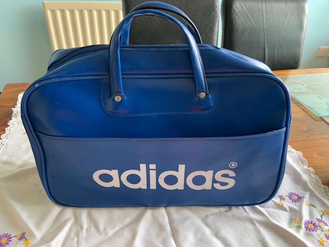 Rare: Adidas Blue Holdall/sports Bag - Etsy UK