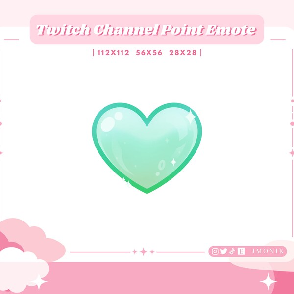 Heart Twitch Emote Pack - Etsy