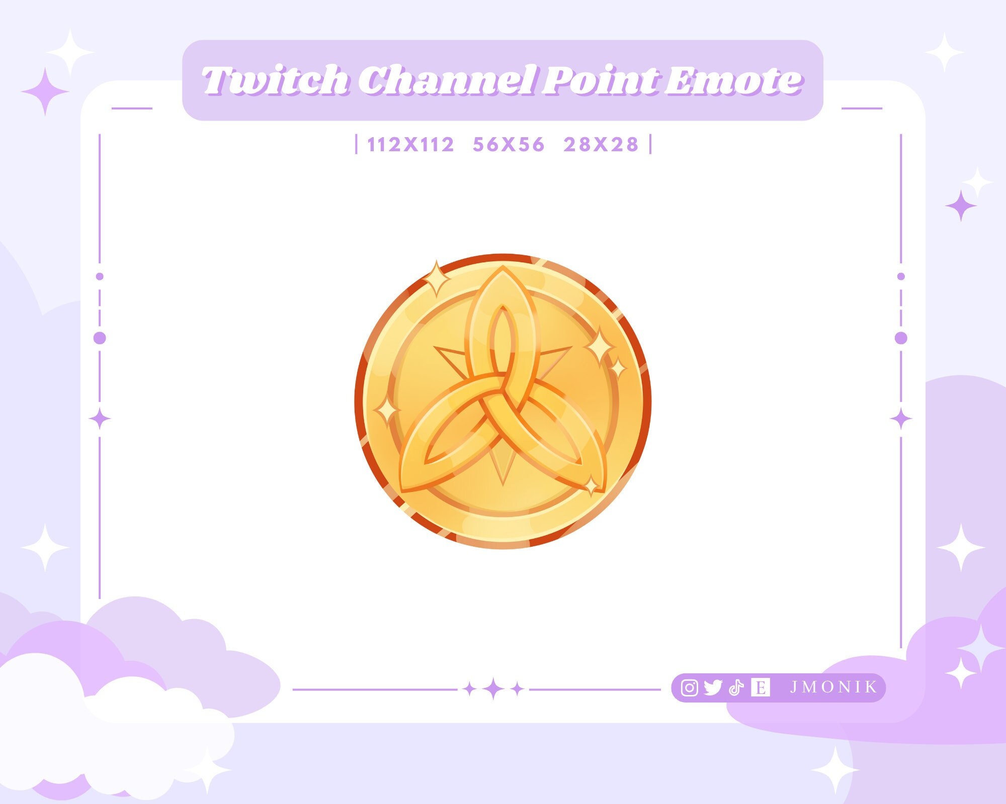 Genshin Impact Mora Emote // Twitch Channel Point Emote // Genshin ...