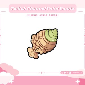 Twitch Taiyaki Channel Point Emote // Japanese Food Emotes // Food ...
