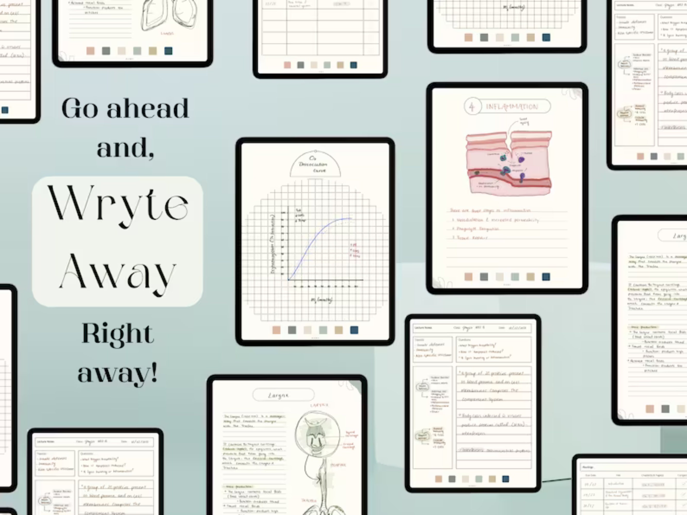 Digital Hyperlinked Laboratory Notebook Science Biology Chemistry Note ...