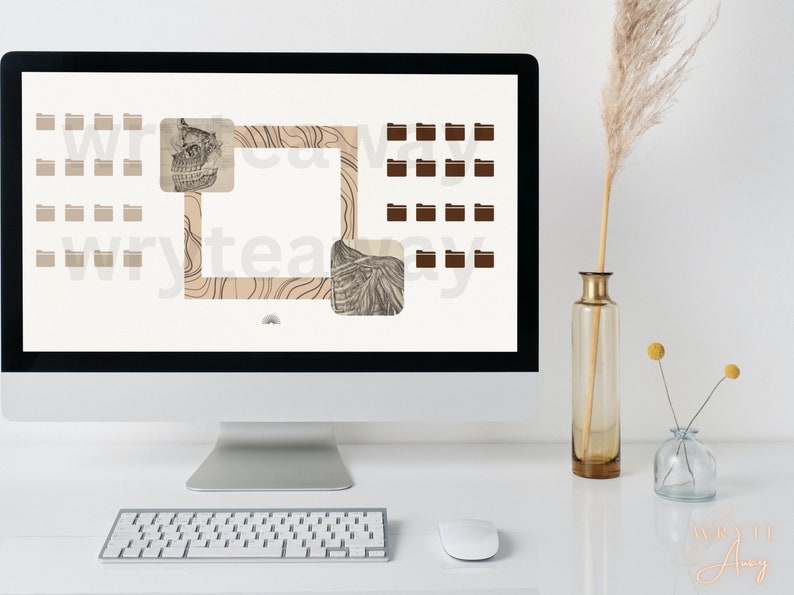 Anatomy Medical Doctor Nurse Desktop Aesthetic Brown Black and White ...