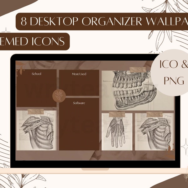 Wallpaper Mac Organizer - Etsy