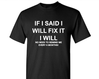 I Fix It T Shirt - Etsy