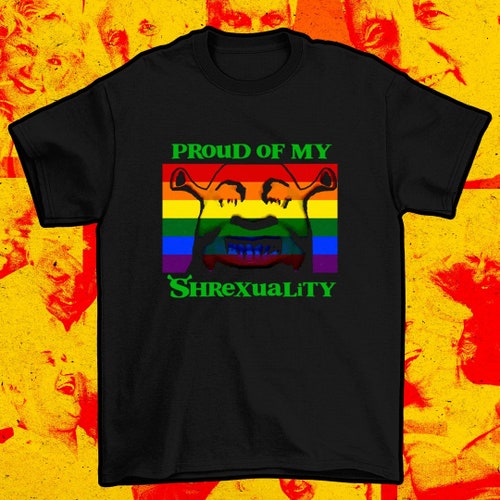 Proud T-shirt/ Shrek Gift/ Funny Shrek/ LGBTQ Gift/ Queer - Etsy