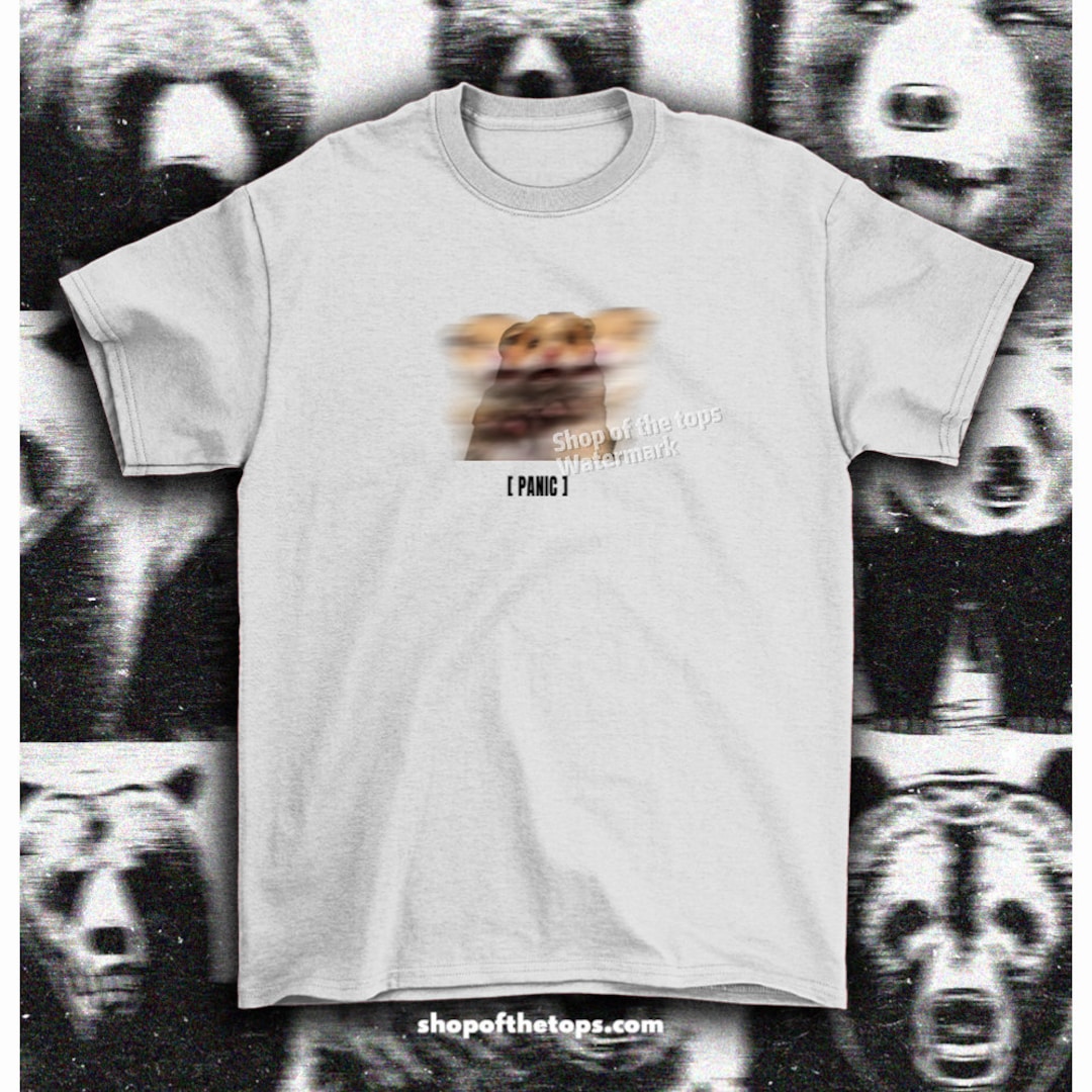 Funy Panic Mouse Meme Shirt, Funny Ratz Shirt, Cute Guinea Pig Meme ...