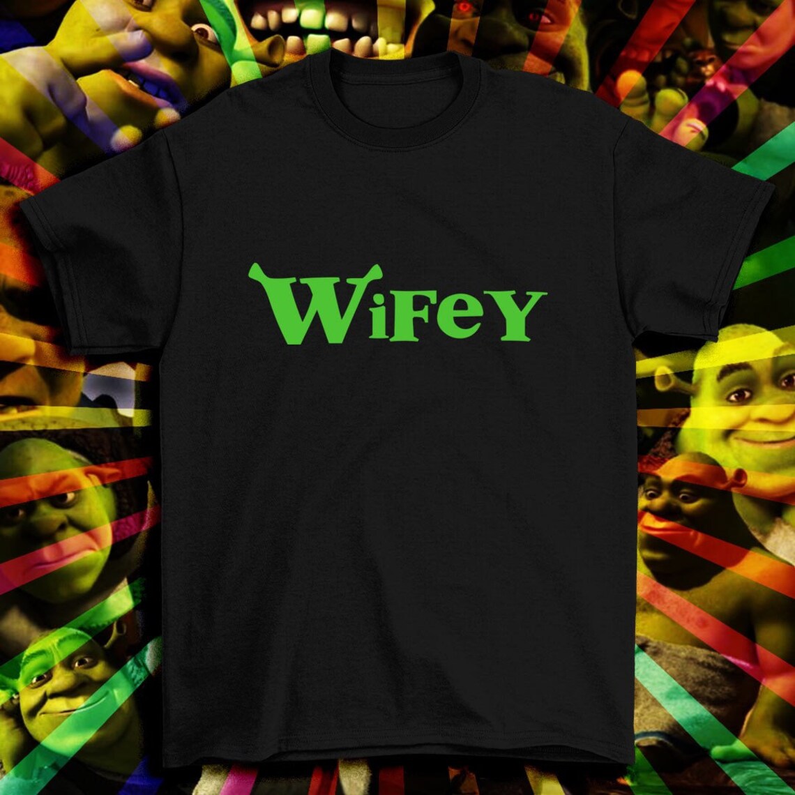 Shrek Wifey T-shirt/ Shrek Gift/ Funny Shrek/ for Wife/ Christmas Gift ...
