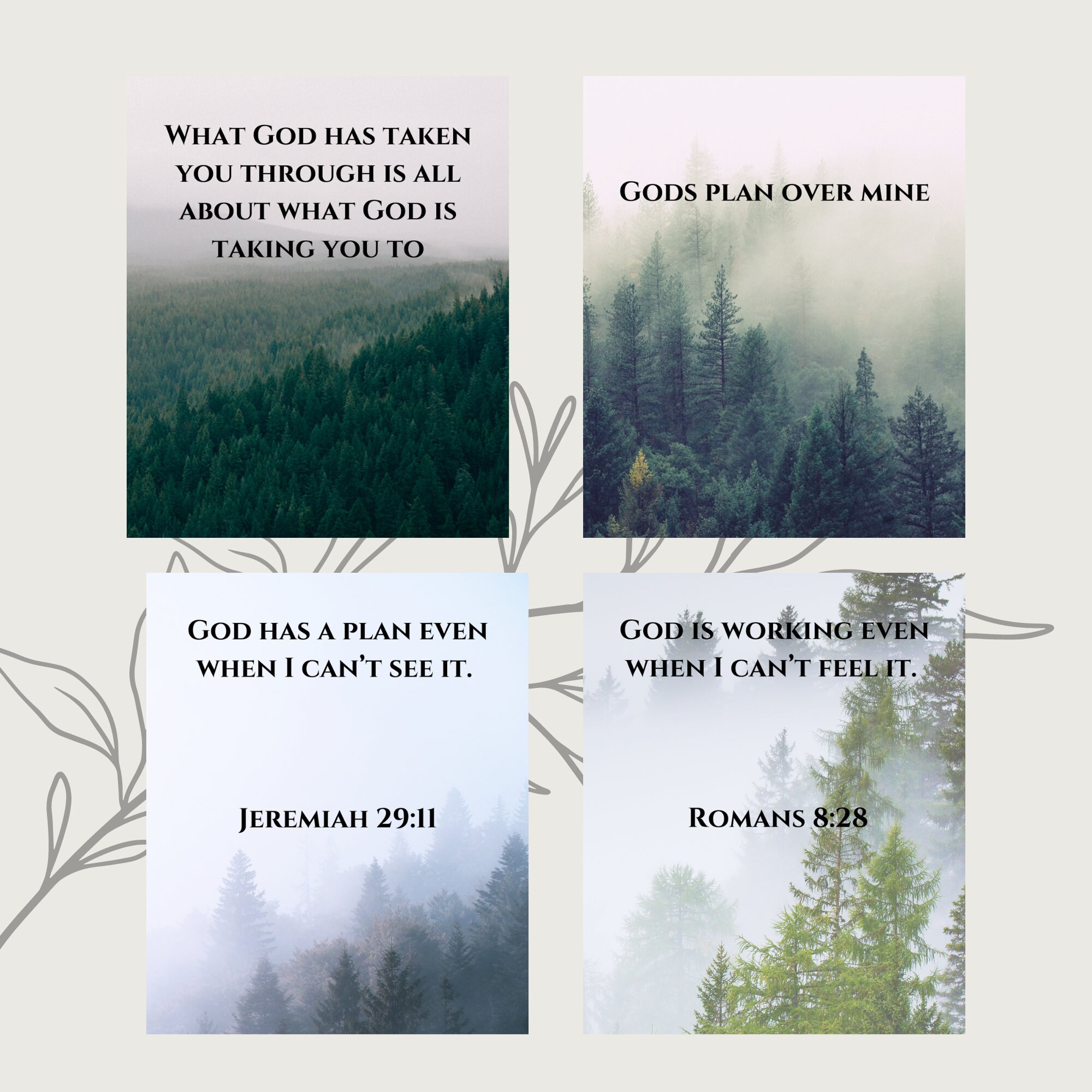 Christian Scripture Cards, Promises of God, Affirmations, Bible Verses ...