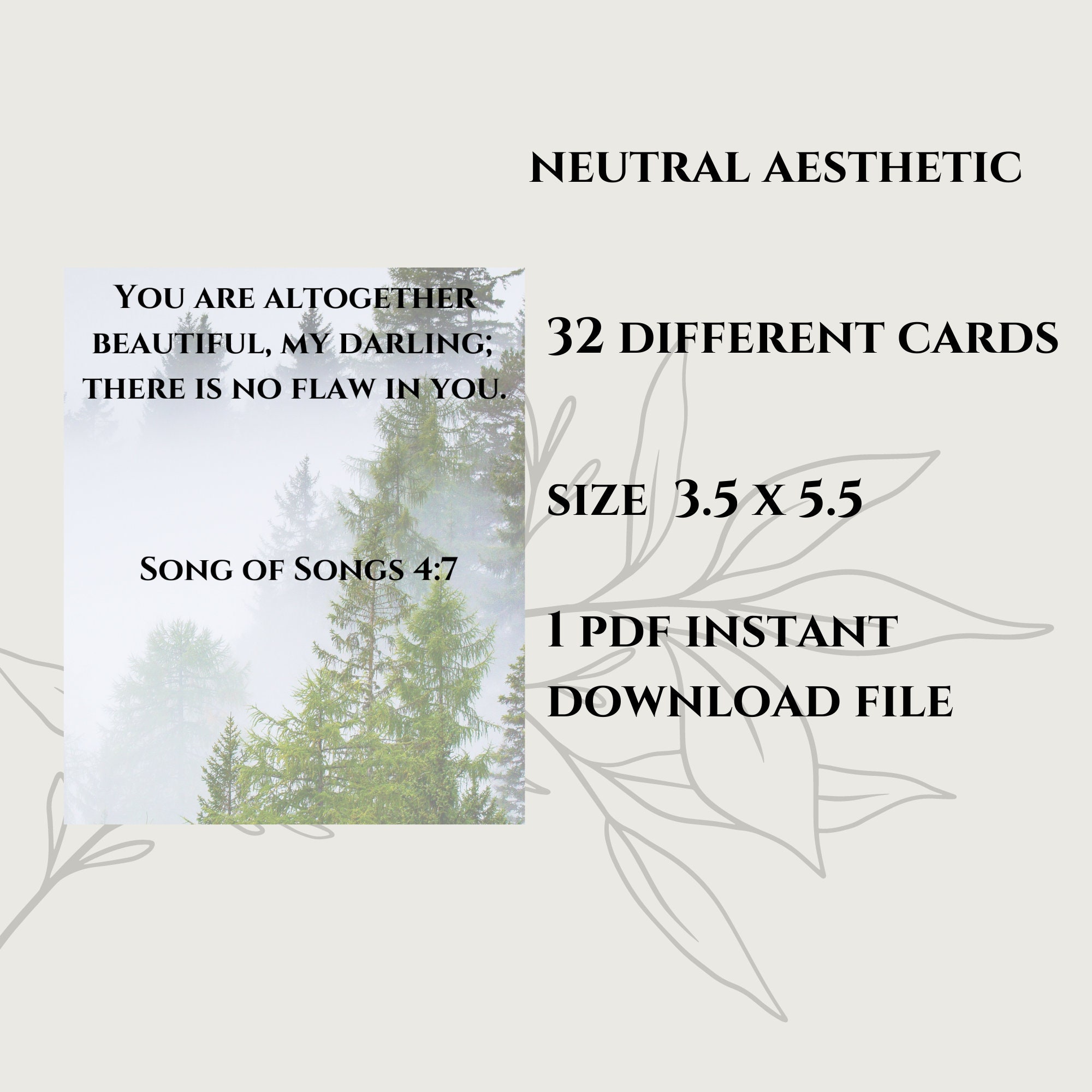 Christian Scripture Cards, Promises of God, Affirmations, Bible Verses ...