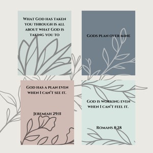 Christian Scripture Cards, Promises of God, Affirmations, Bible Verses ...