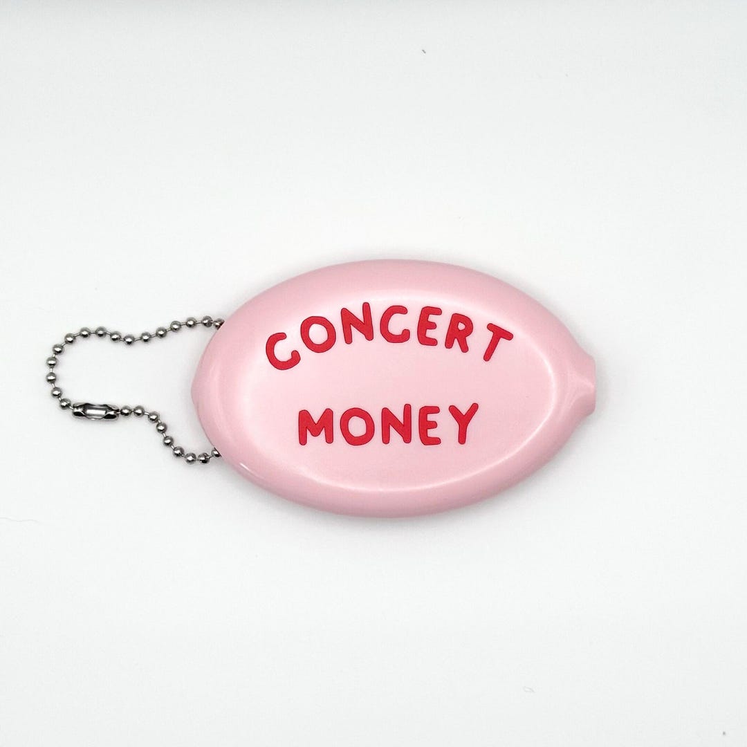 Concert Money - Retro Rubber Squeeze Coin Purse Keychain - Silicone ...