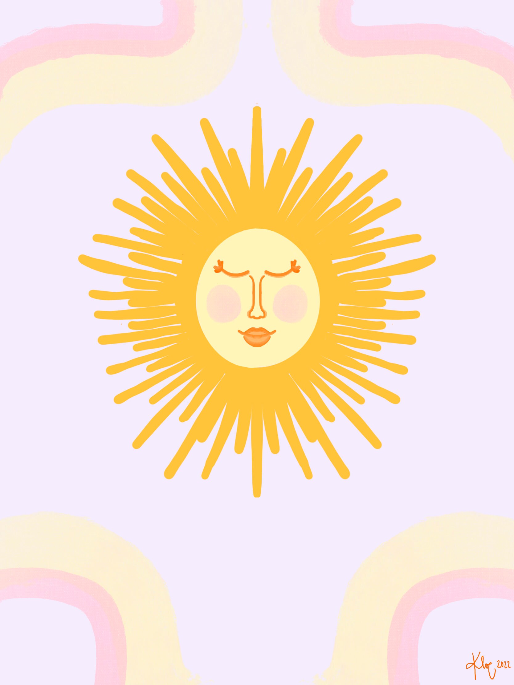Sun of My Love Print - Etsy