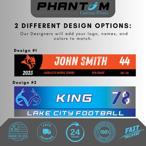 Personalized Team Locker Nameplate - Custom Nameplate - Team Logo, Name ...