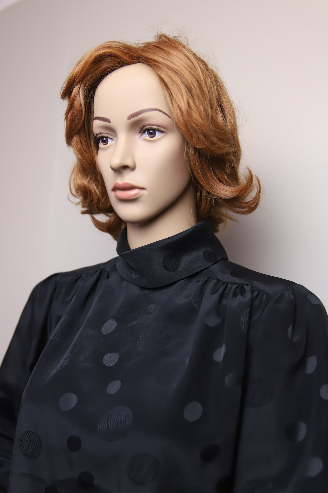 1970's Vintage Laura Mae Black Blouse - Etsy