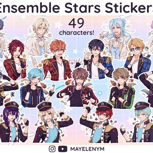 Ensemble Stars Stickers All Characters - Etsy