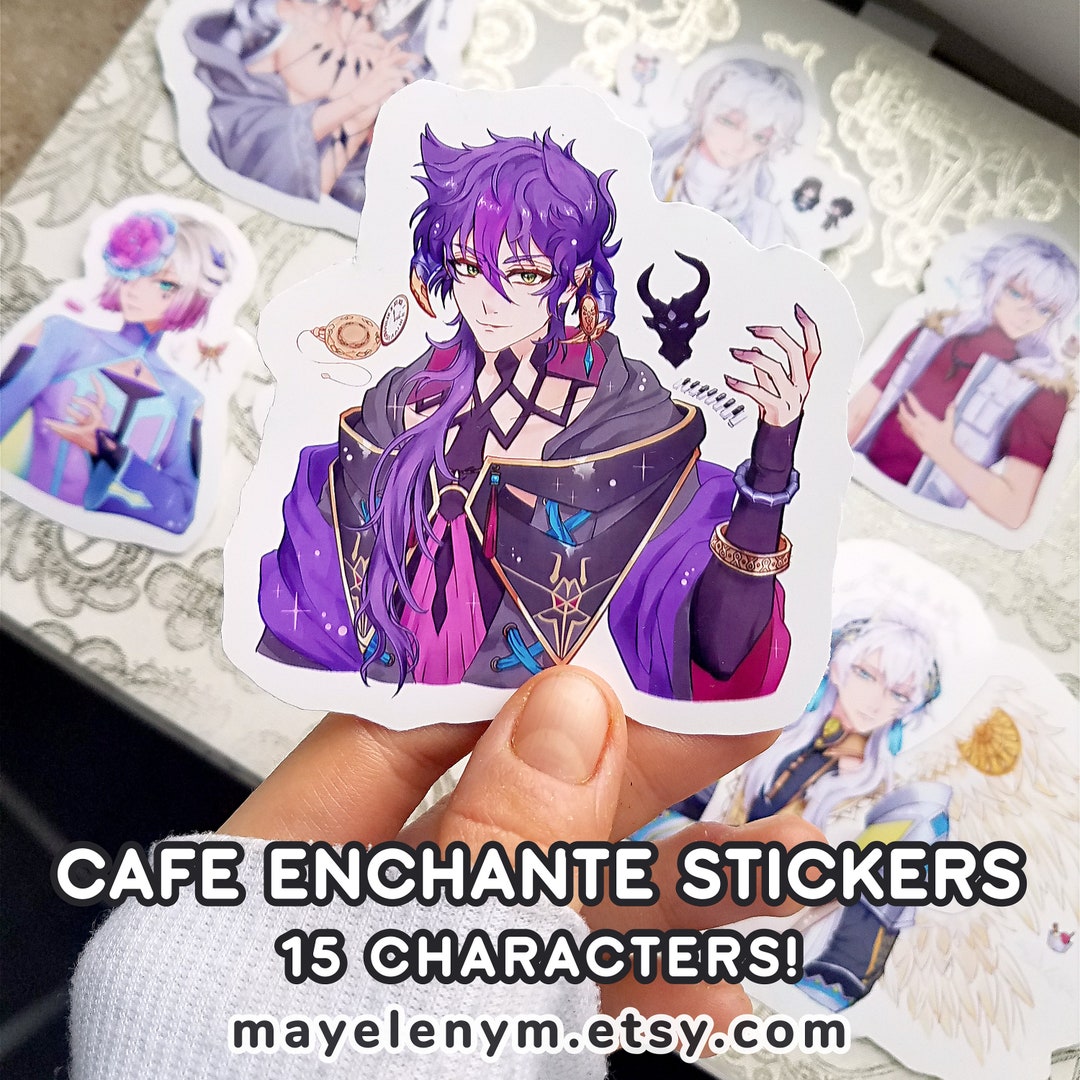 Cafe Enchante Stickers All Characters - Etsy