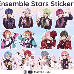 Ensemble Stars Stickers All Characters - Etsy