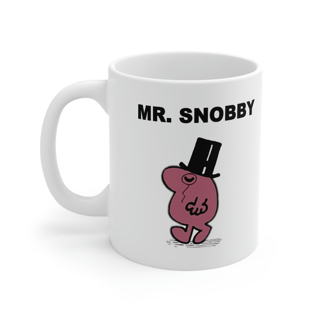 Little Miss Presents Mr Men 'snobby' Coffee Mug Personalized Gift, for ...
