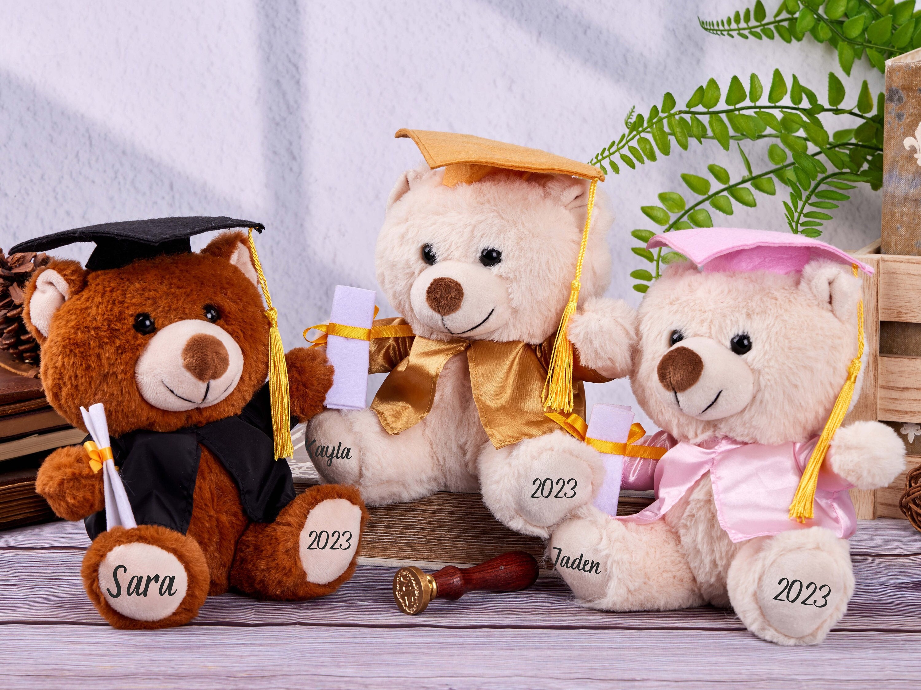 Personalized Grad Teddy Graduation Bear Graduation Gift Grad - Etsy