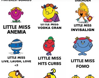 Little Miss Stickers - Etsy