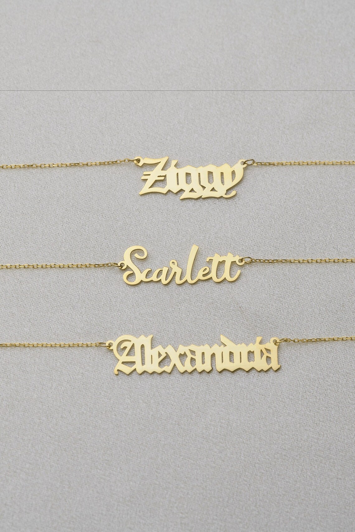 Number Necklace Gold Number Necklace Custom Necklace Birth - Etsy