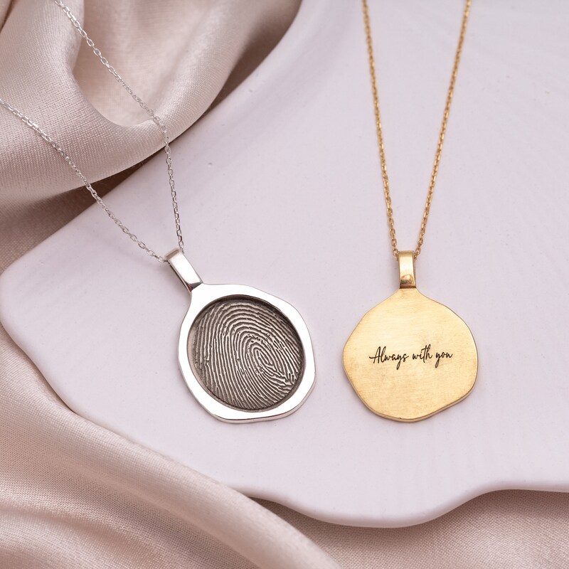 Fingerprint Necklace - Etsy