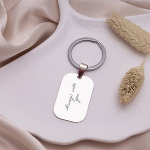Custom Keychain - Fingerprint Keychain - Engraved Keychain ...