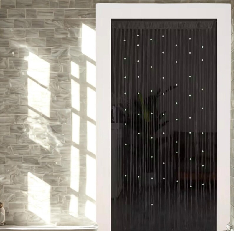 Beaded Curtain Doorway Beads Night Luminescent Pearl Beaded Curtains ...