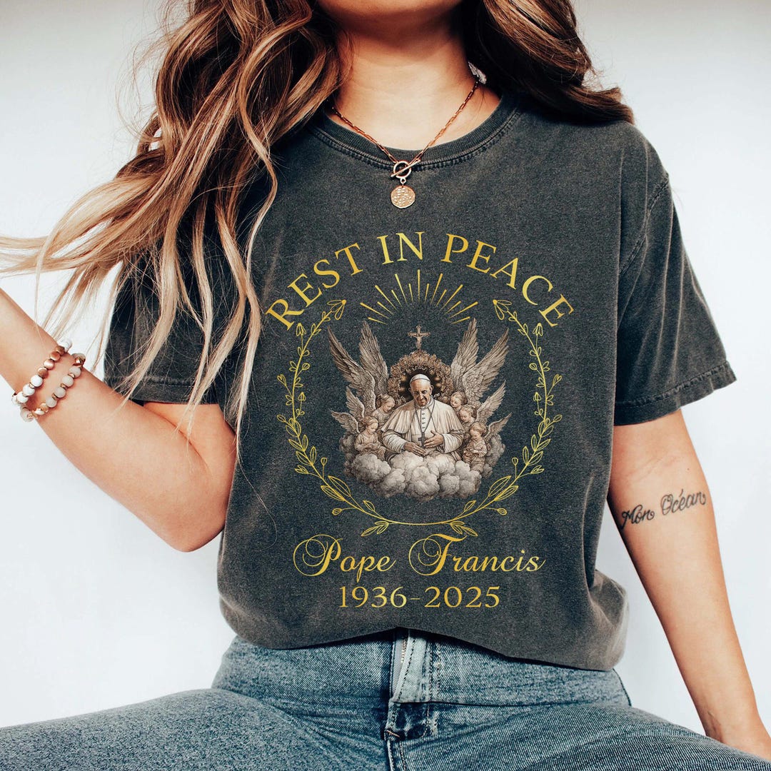 RIP Pope Francis PNG - 1936-2025, Rest in Peace Pope Tribute Design ...