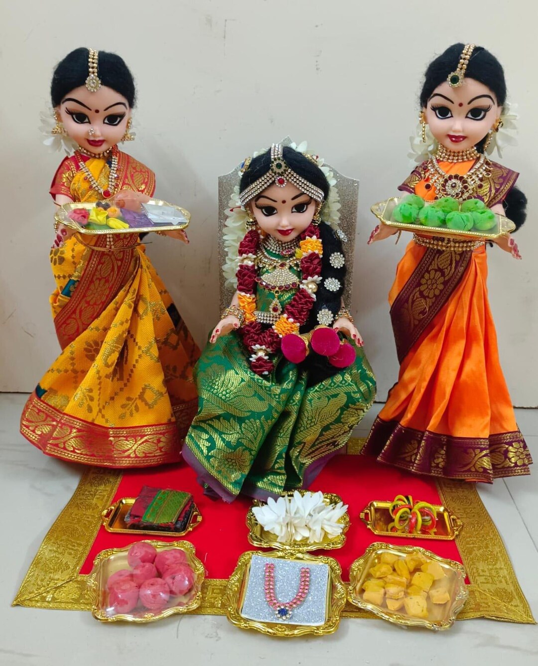 Baby Shower/srimantham /seemantham Baby Shower Set Idol Golu Indian ...