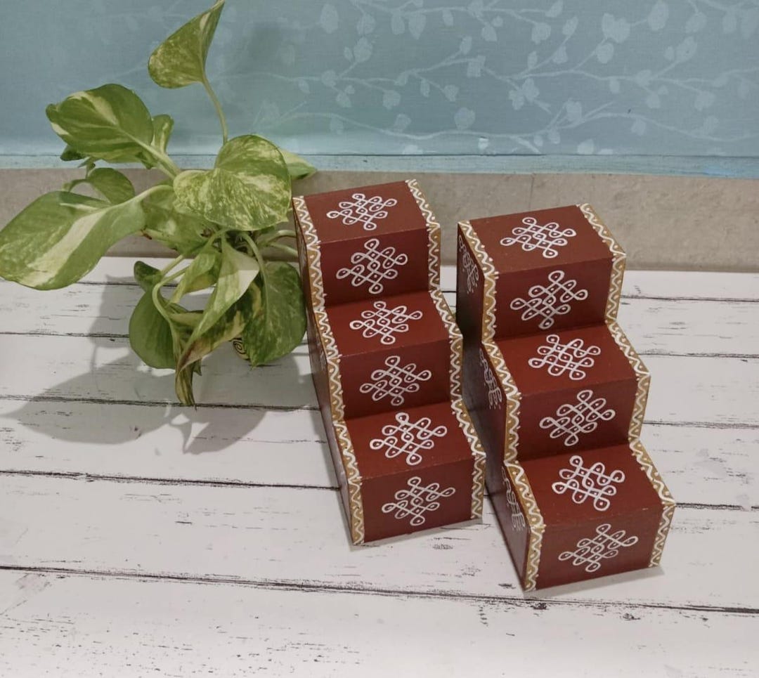 Steps Diya Stand Mandir Decoration for Home - Etsy