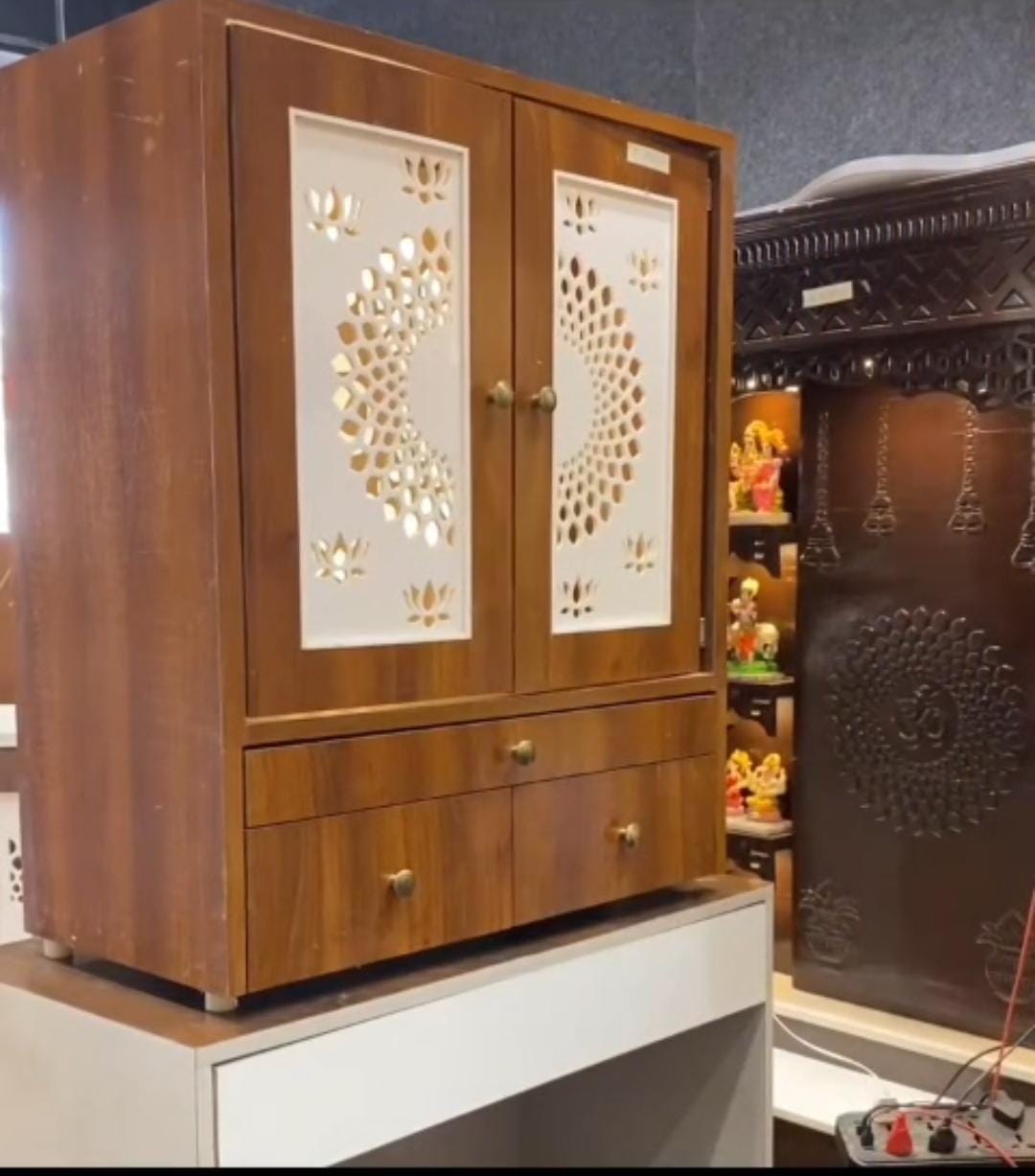 Hindu Wooden Temple- Custom Wooden Temple for Home,traditional Indian ...