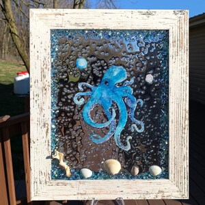 Octopus Decor, Gifts for Her, Nautical Beach, Wall Art, Window Decor ...