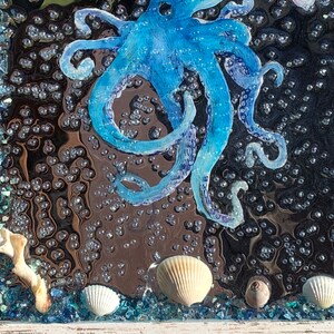 Octopus Decor, Gifts for Her, Nautical Beach, Wall Art, Window Decor ...