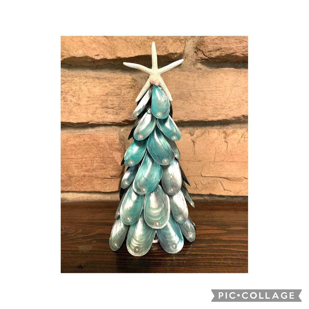 Mussel Tree, Gifts for Her, Rustic Coastal, Nautical Beach, Outer Banks ...