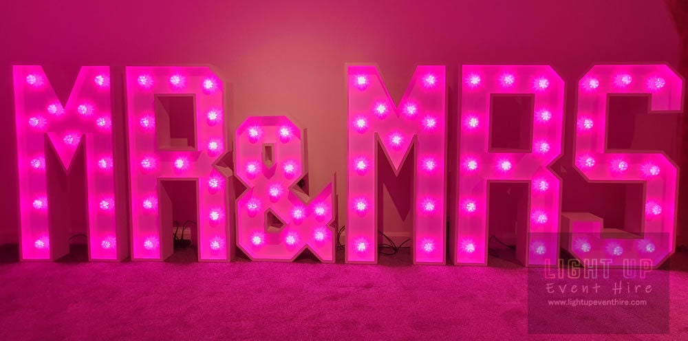 Large Light up Letters for Hire - Etsy