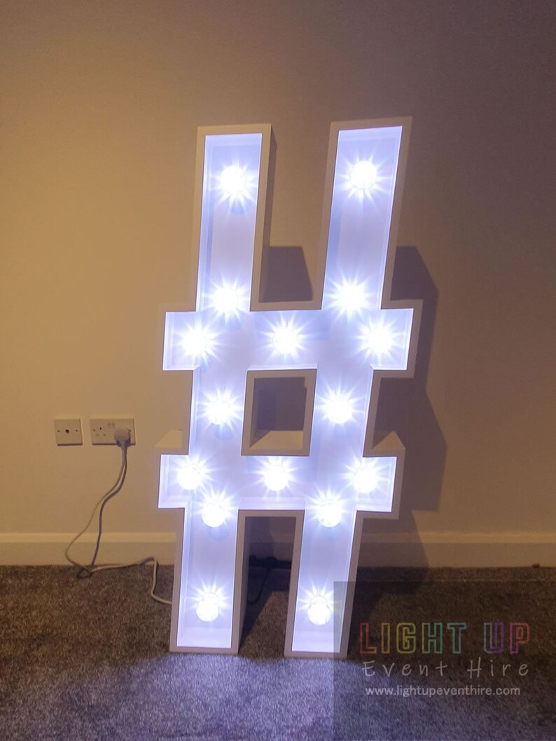 Large Light up Letters for Hire - Etsy