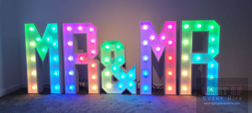 Large Light up Letters for Hire - Etsy