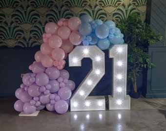 21 Light up Numbers - Etsy UK
