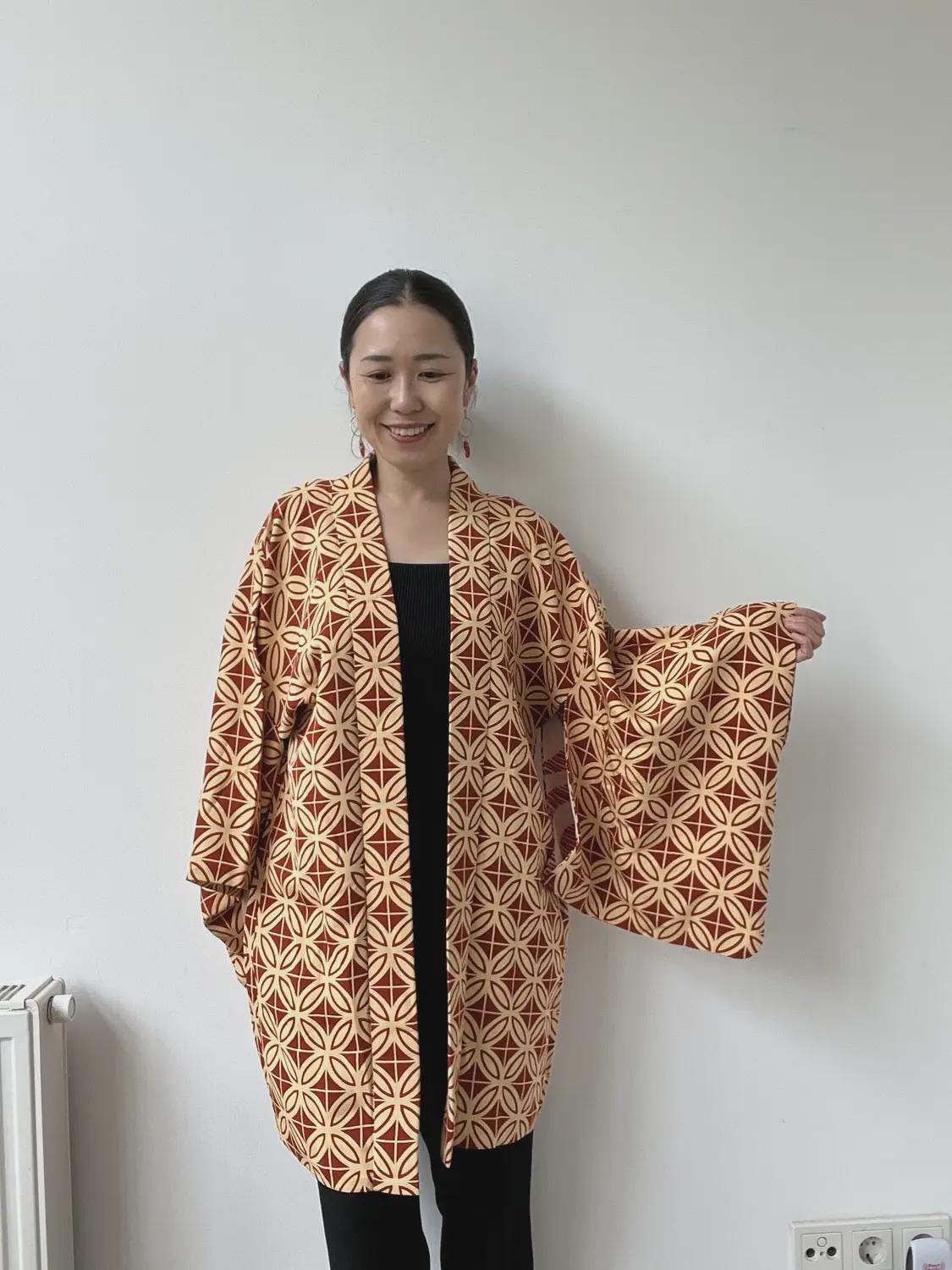 Vintage Color Haori - Shippo - - Etsy