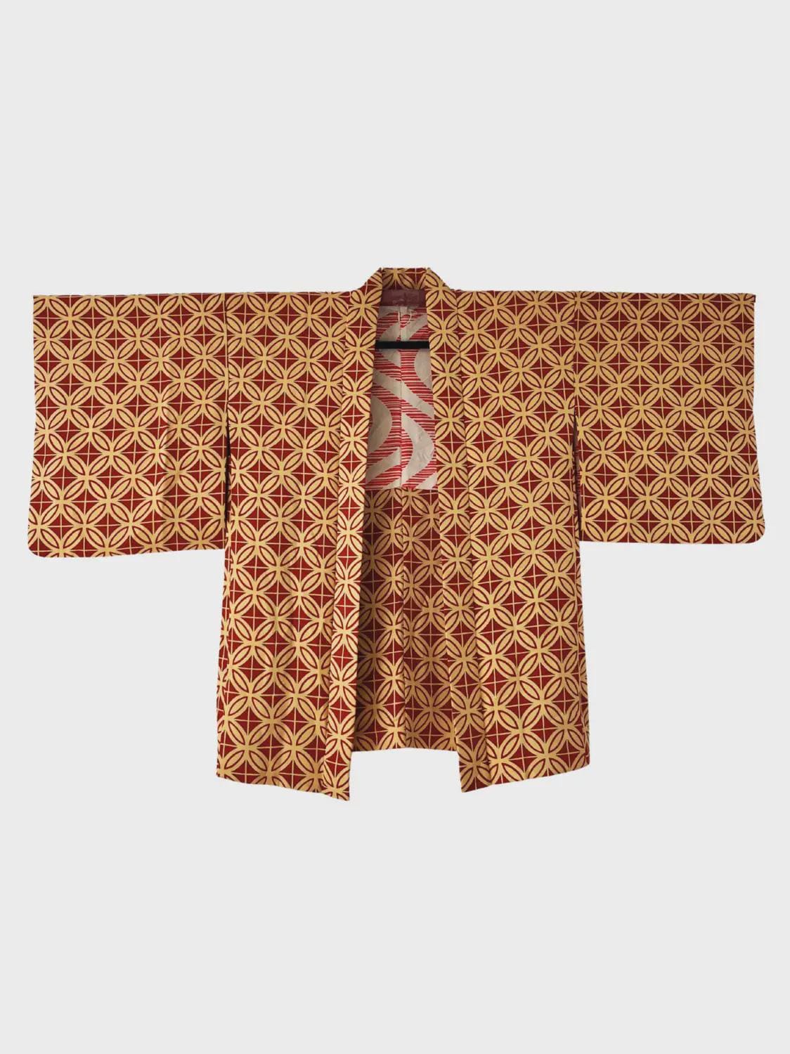Vintage Color Haori - Shippo - - Etsy
