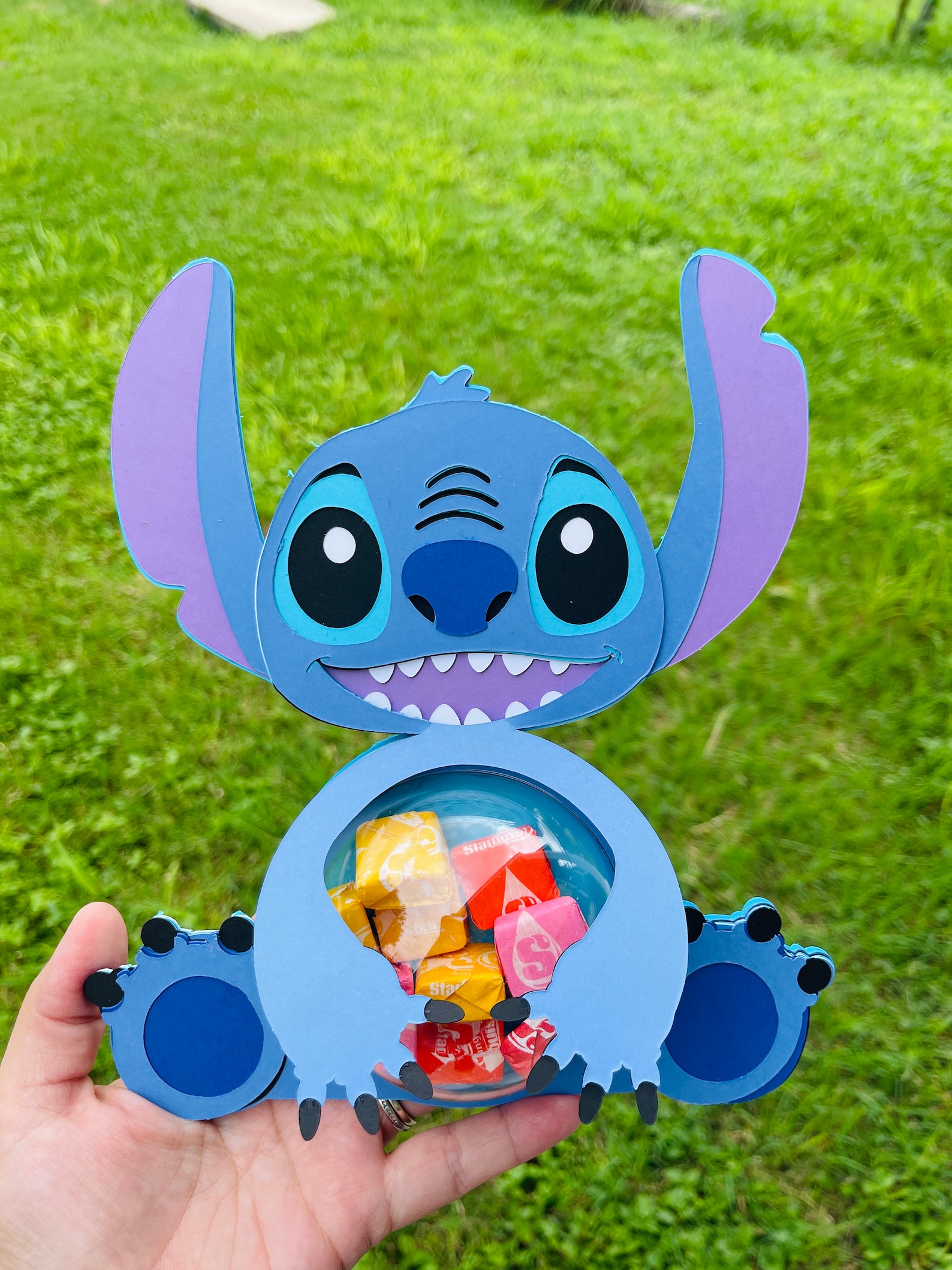 Candy Dome Party Favors Stitch Candy Holder Birthdaycustom - Etsy