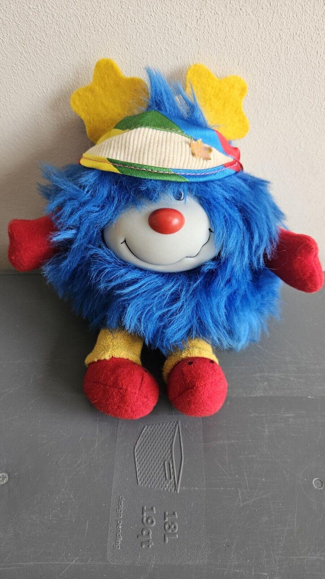 Vintage Rainbow Brite Sprite Buddy Blue Champ Plush 1983 Retro Hallmark ...