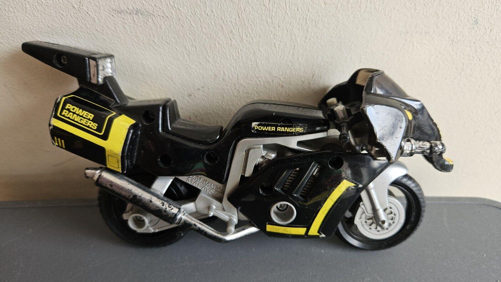 Vintage Mighty Morphin' Power Rangers Battle Bike Black Ranger Bandai ...