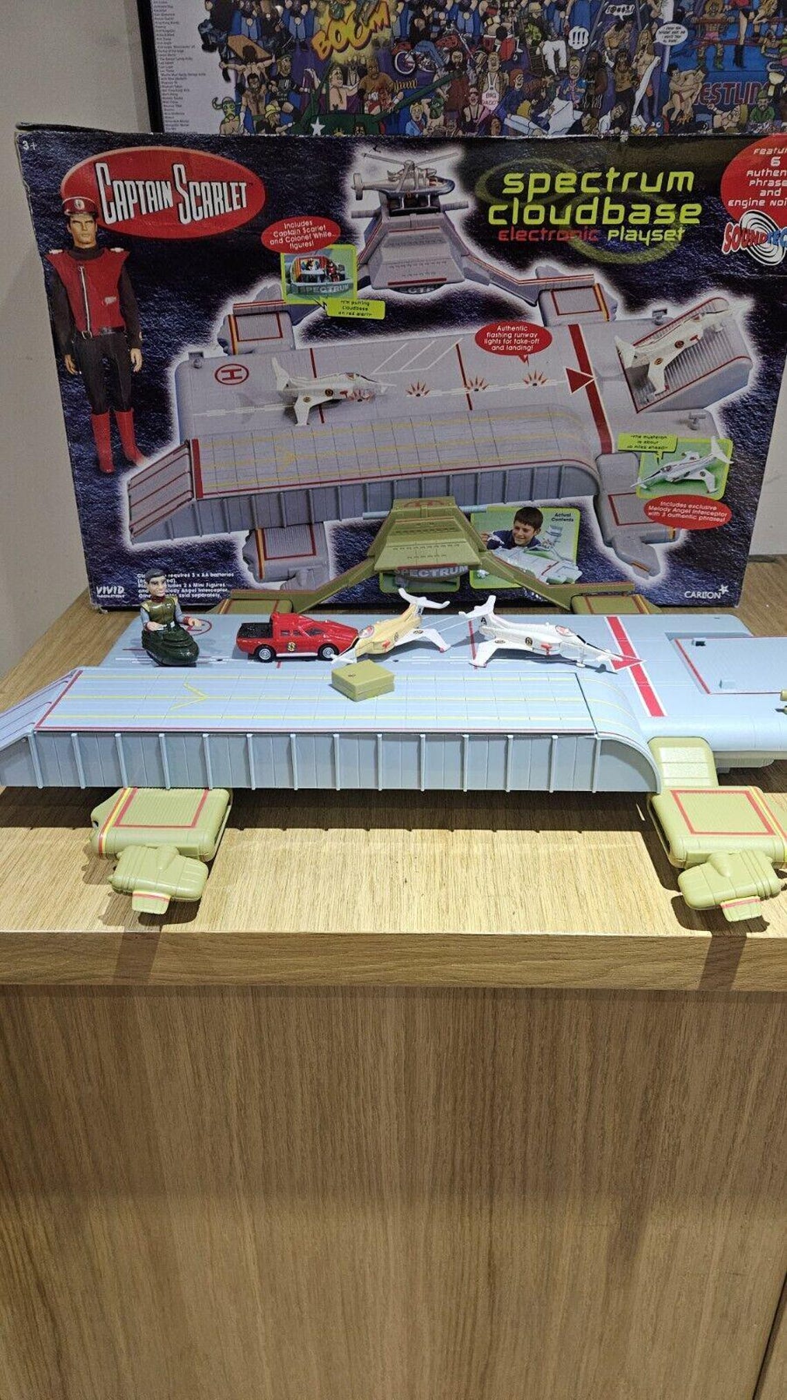 Captain Scarlet Spectrum Cloud Base and Box Damaged Working Sounds ...