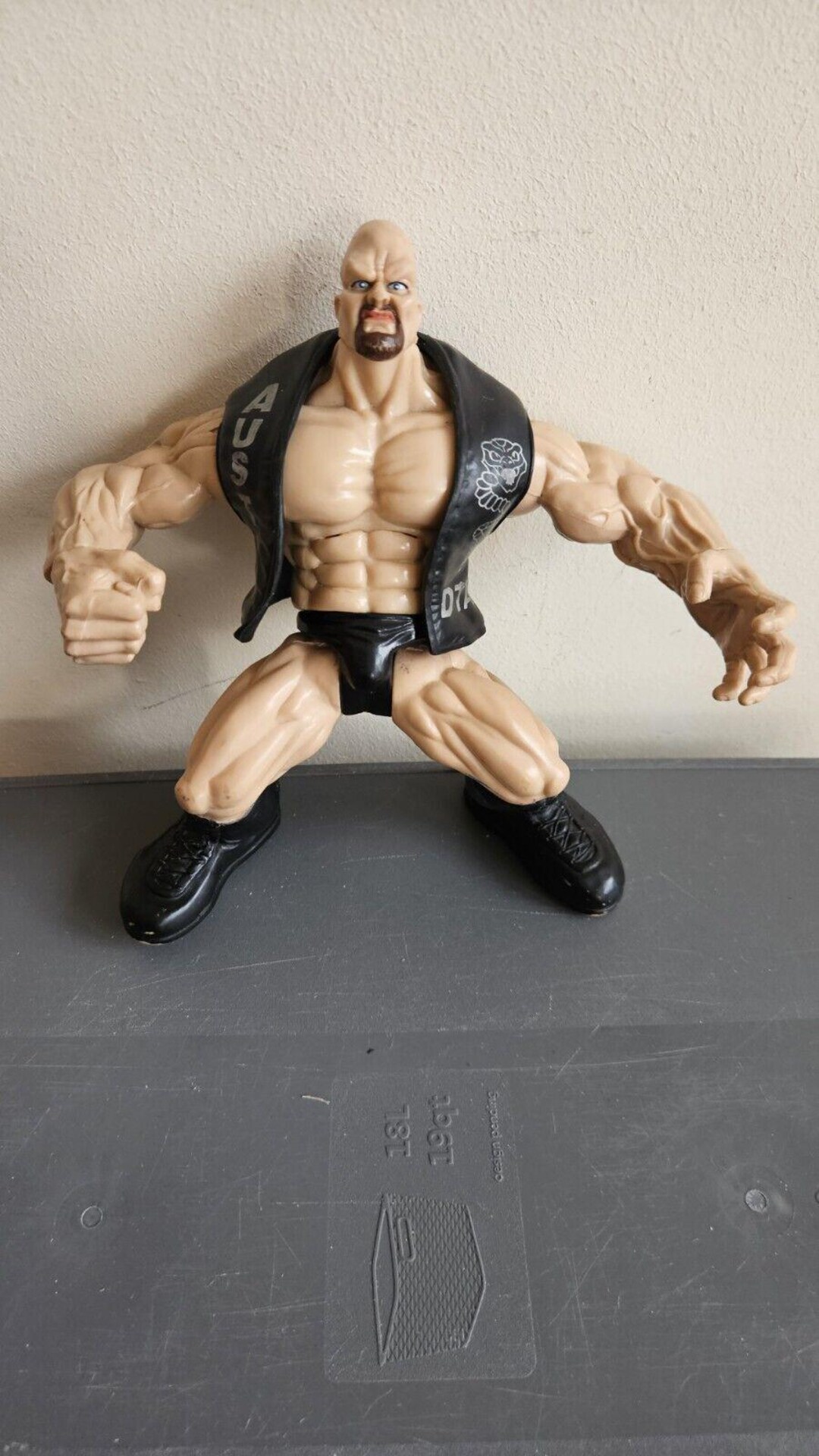 Vintage WWF WWE Stone Cold Figure Maximum Sweat Rare DTA Jacket 1998 - Etsy